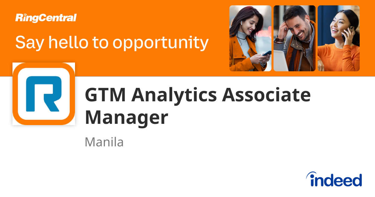 GTM Analytics Associate Manager - Manila - Indeed.com