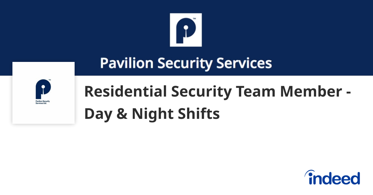 Residential Security Team Member - Day & Night Shifts - East Sussex ...