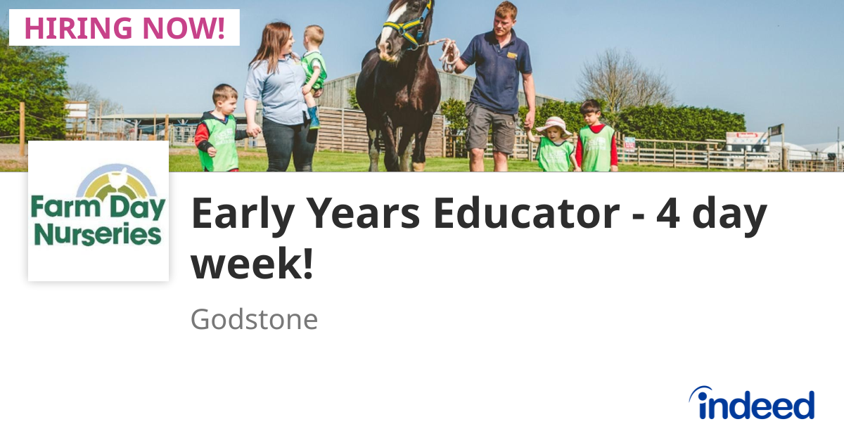 Qualified Early Years Educator - 4 day week! - Godstone RH9 - Indeed.com