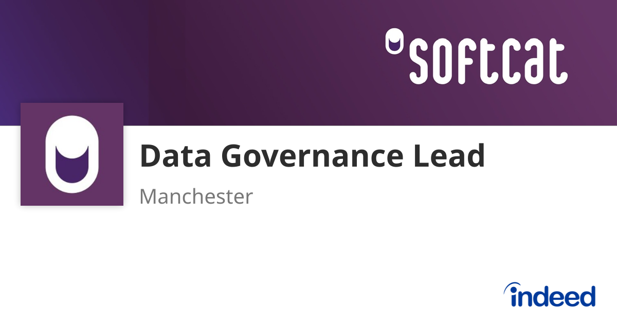 Data Governance Lead - Manchester M3 - Indeed.com