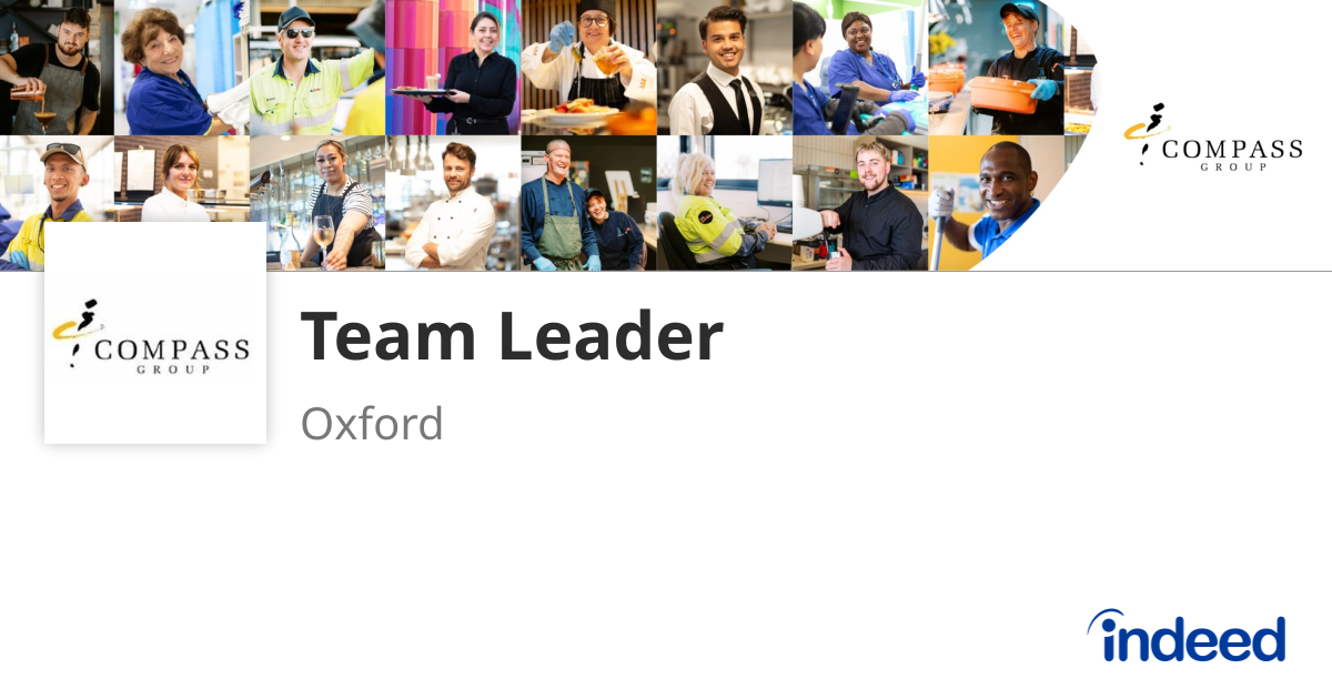 Team Leader - Oxford - Indeed.com