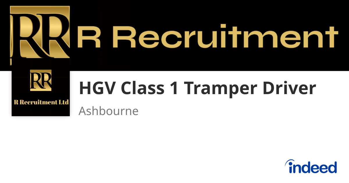HGV Class 1 Tramper Driver - Ashbourne - Indeed.com