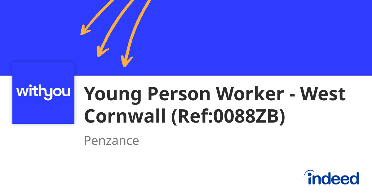 Young Person Worker - West Cornwall (Ref:0088ZB) - Penzance TR18 2JD ...