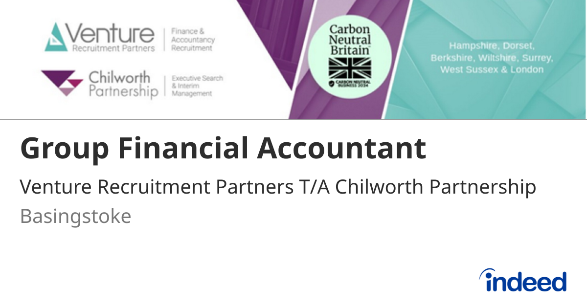 Group Financial Accountant - Basingstoke RG23 - Indeed.com