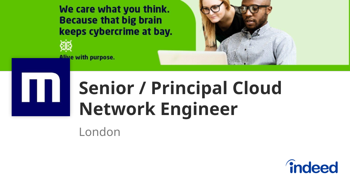 Senior / Principal Cloud Network Engineer - London - Indeed.com