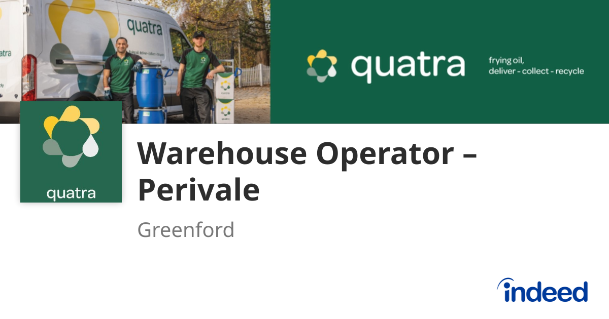 Warehouse Operator – Perivale - Greenford UB6 7RL - Indeed.com