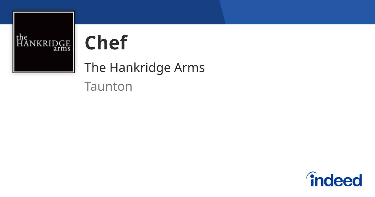 Chef - Taunton TA1 2LR - Indeed.com