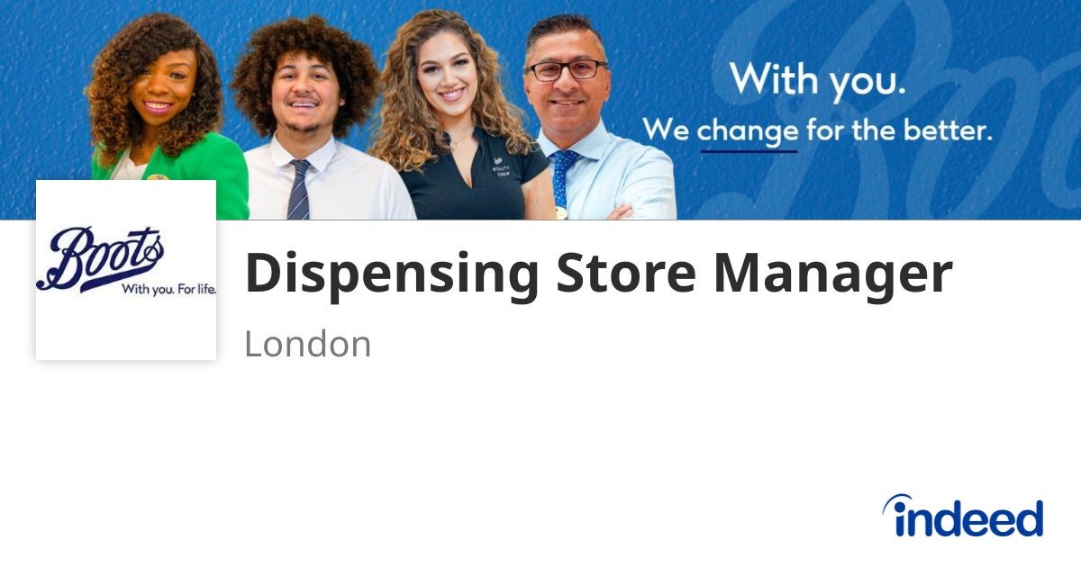 Dispensing Store Manager - London SW17 9PB - Indeed.com