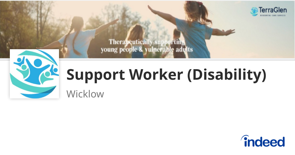 Support Worker (Disability) - Wicklow, County Wicklow - Indeed.com