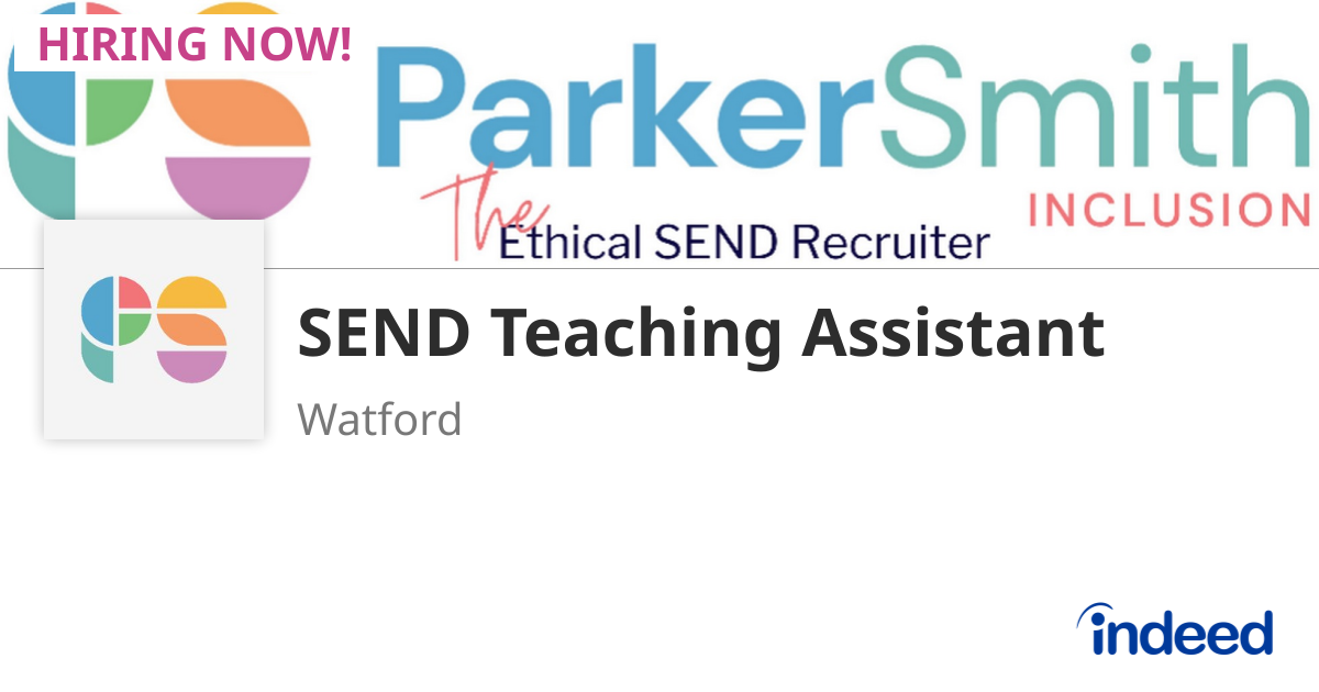 SEND Teaching Assistant - Watford - Indeed.com
