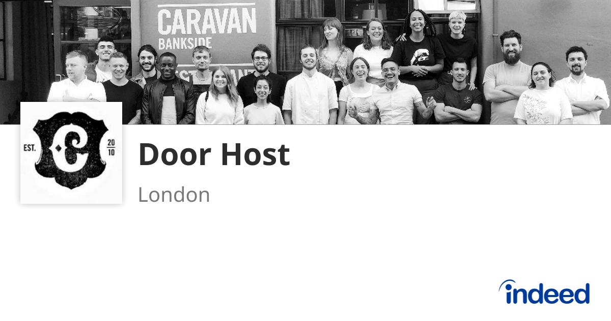 Door Host - London N1C 4AA - Indeed.com