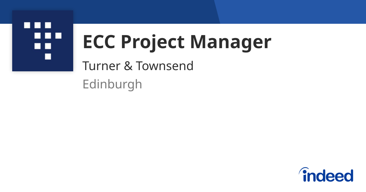 ECC Project Manager - Edinburgh - Indeed.com