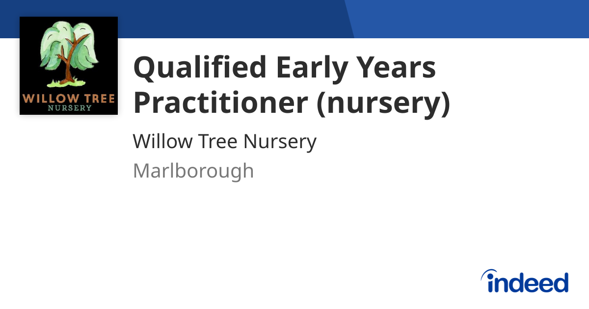 Qualified Early Years Practitioner - Marlborough SN8 - Indeed.com