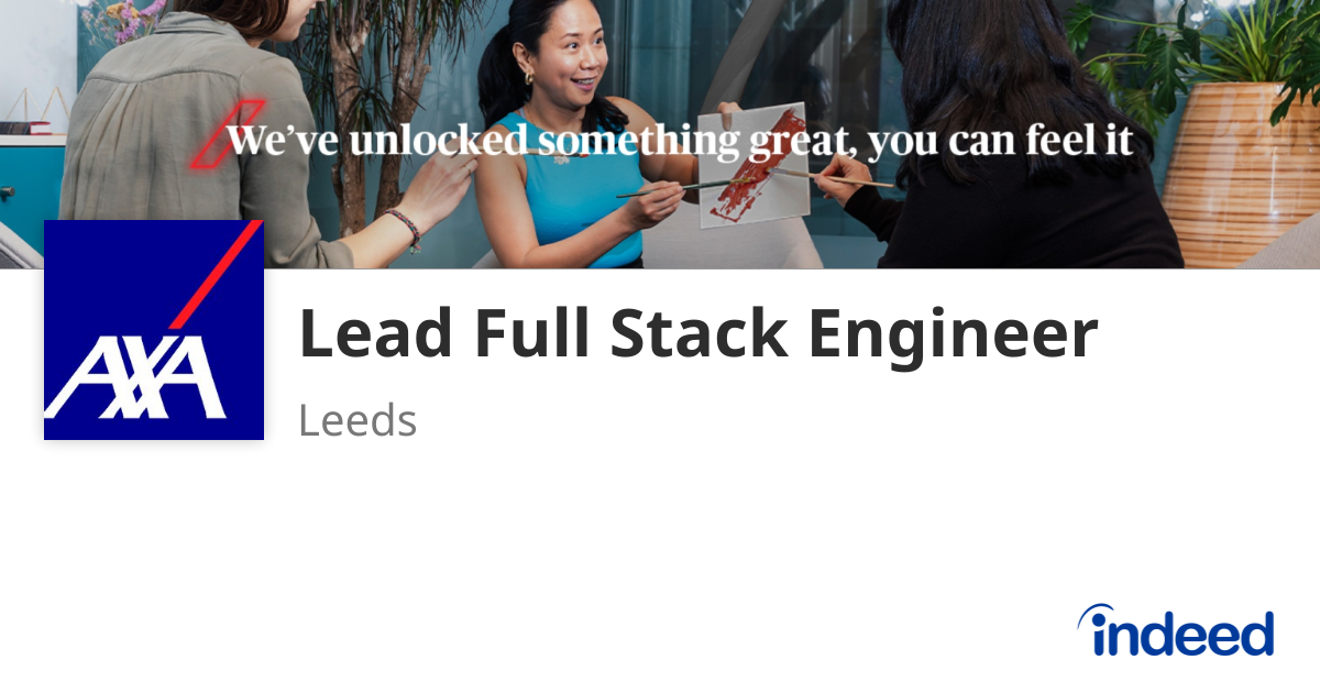 Lead Full Stack Engineer - Leeds LS1 2TW - Indeed.com