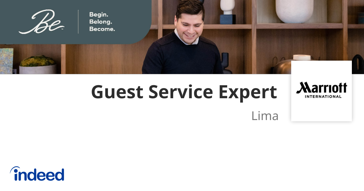 Guest Service Expert - Lima, Lima - Indeed.com