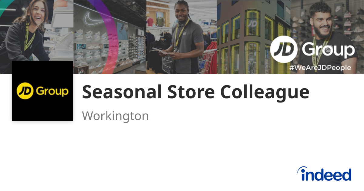 Seasonal Store Colleague - Workington CA14 3DU - Indeed.com