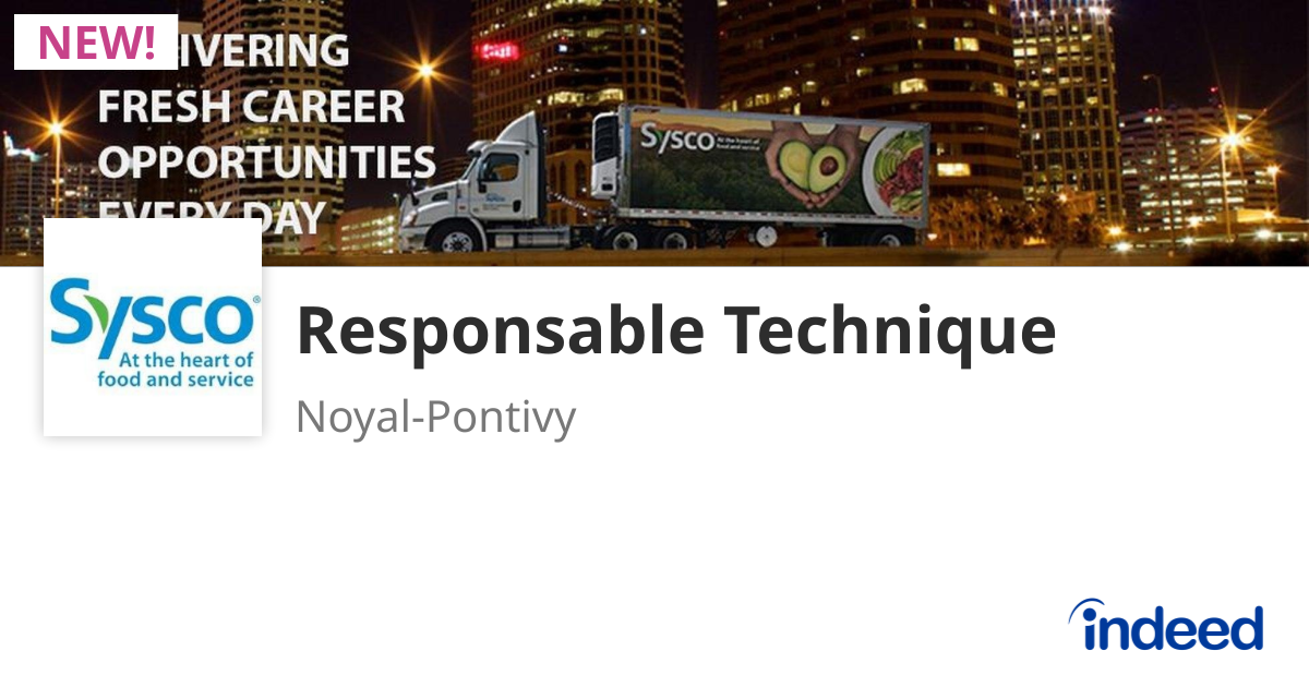 Responsable Technique - Noyal-Pontivy (56) - Indeed.com