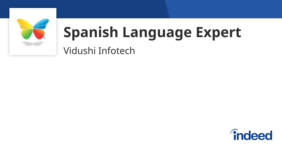 Spanish Language Expert - Pune, Maharashtra - Indeed.com