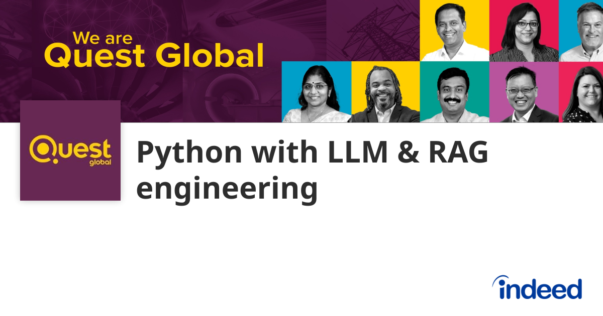 Python with LLM & RAG engineering - Bengaluru, Karnataka - Indeed.com