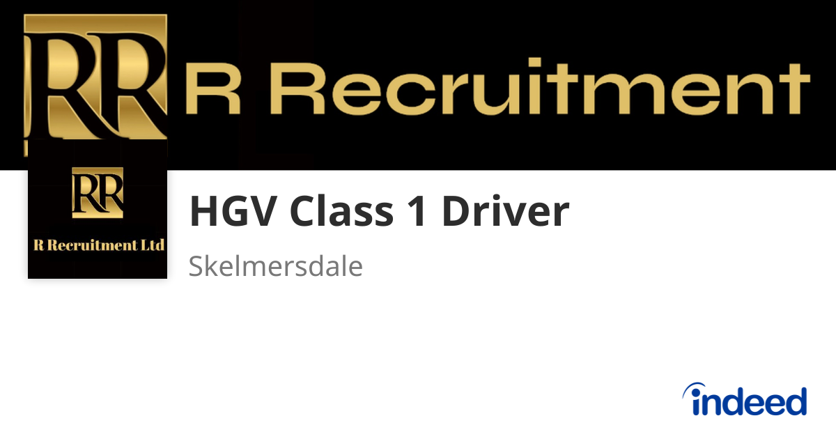 HGV Class 1 Driver - Skelmersdale WN8 9TA - Indeed.com