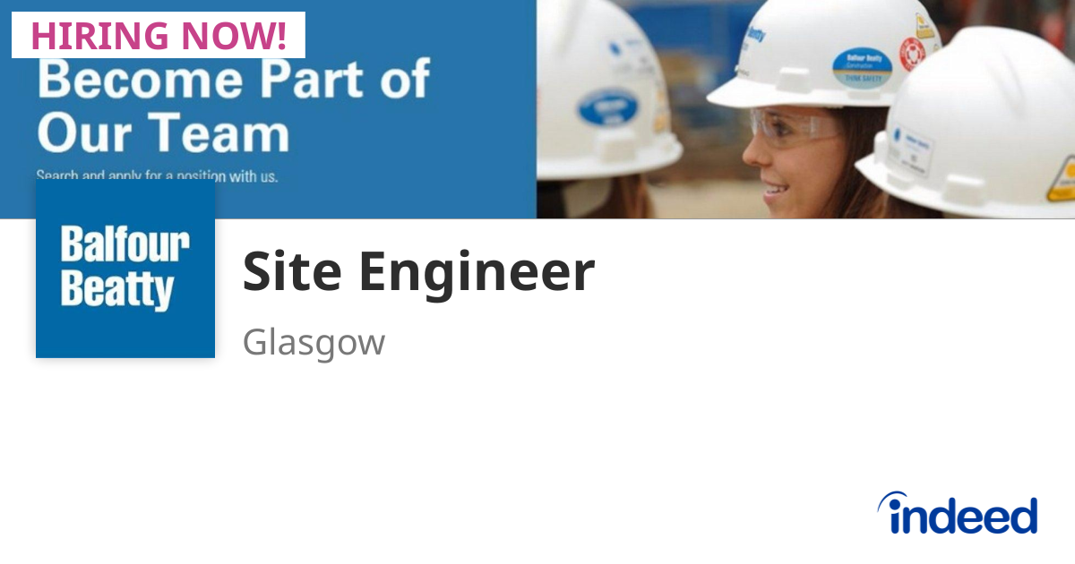Site Engineer - Glasgow - Indeed.com