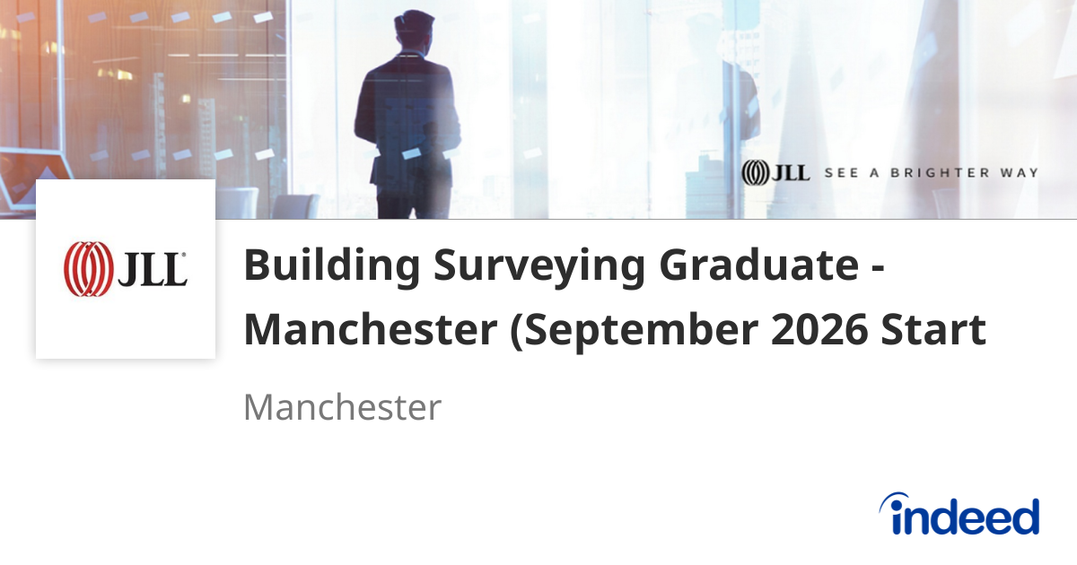 Building Surveying Graduate - Manchester (September 2026 Start Date ...