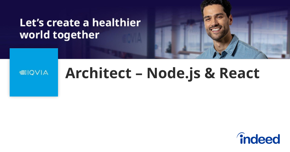 Architect – Node.js & React - Chennai, Tamil Nadu - Indeed.com