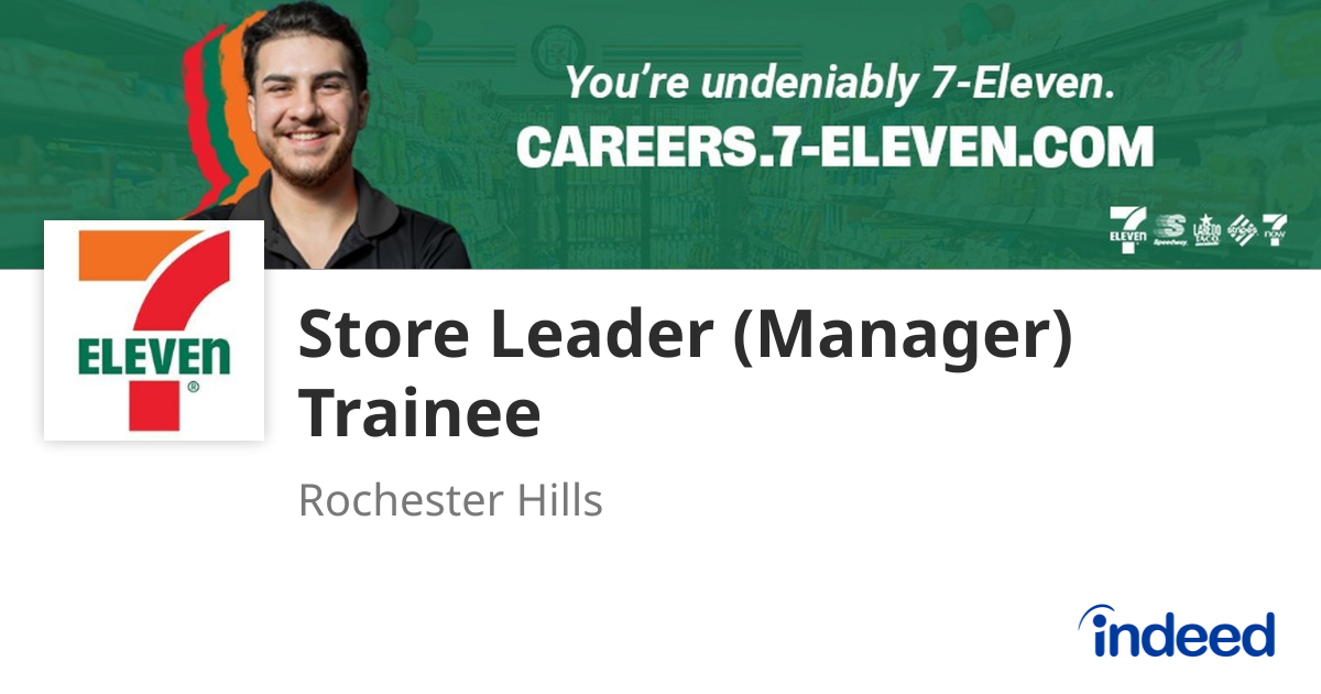 Store Leader (Manager) Trainee - Rochester Hills, MI 48309 - Indeed.com