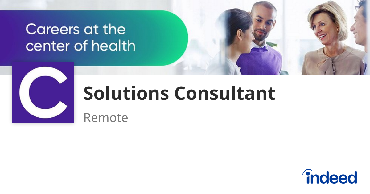 Solutions Consultant - Remote - Indeed.com