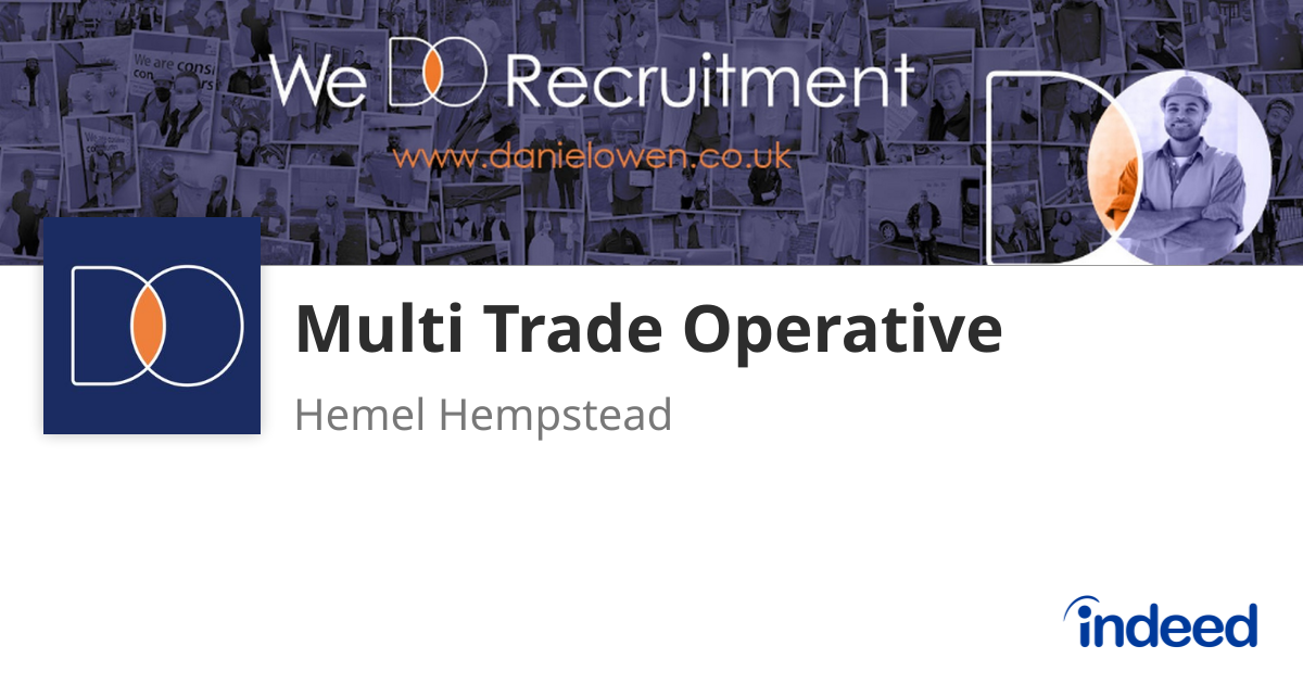 Multi Trade Operative - Hemel Hempstead - Indeed.com