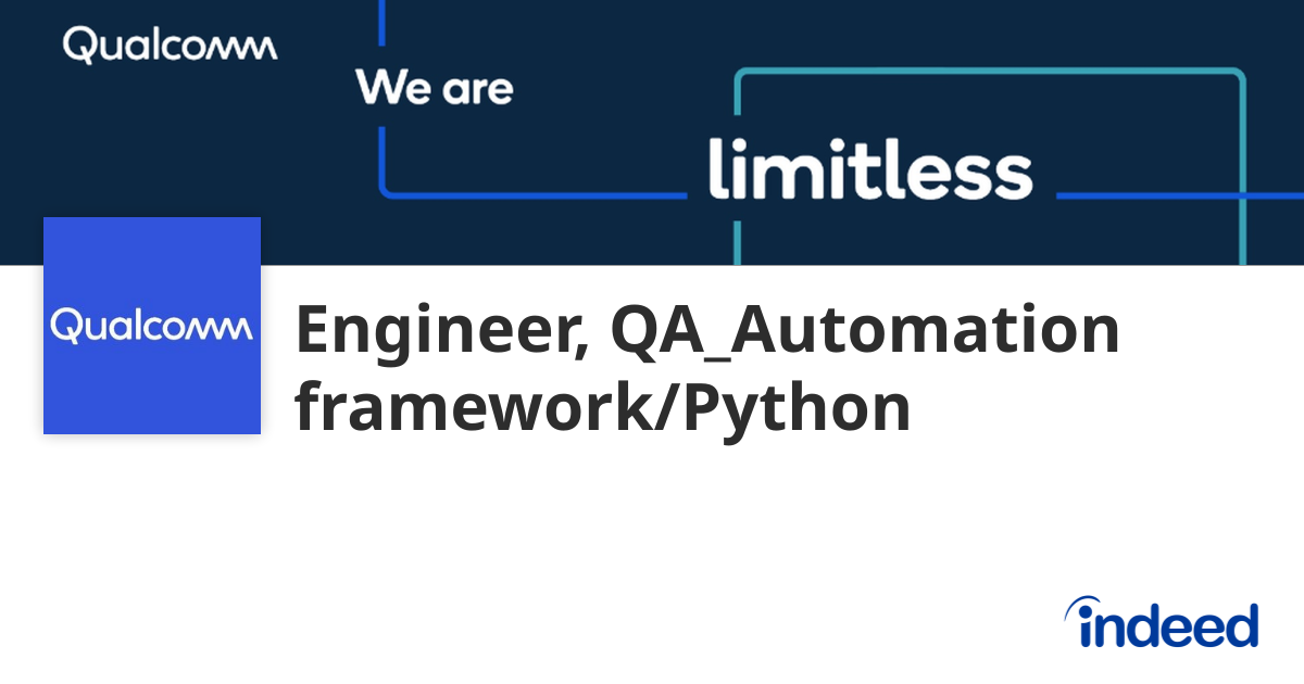 Engineer, QA_Automation framework/Python - Hyderabad, Telangana - Indeed.com