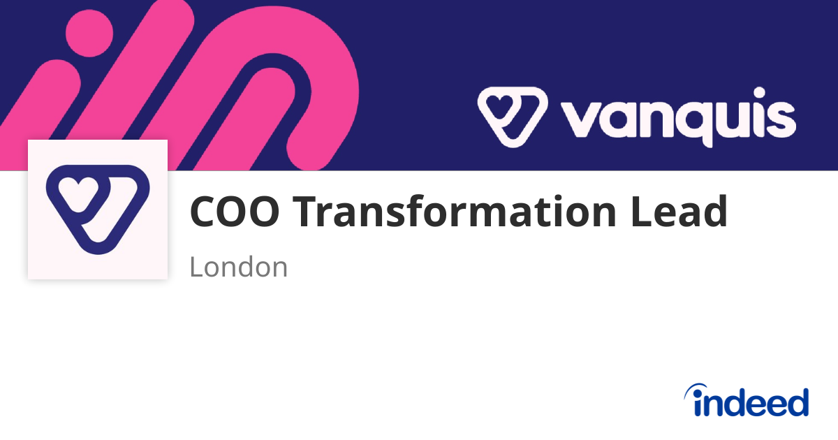 COO Transformation Lead - London - Indeed.com