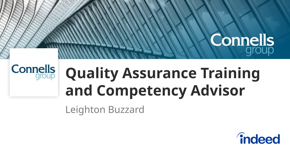 Quality Assurance Training and Competency Advisor - Leighton Buzzard ...