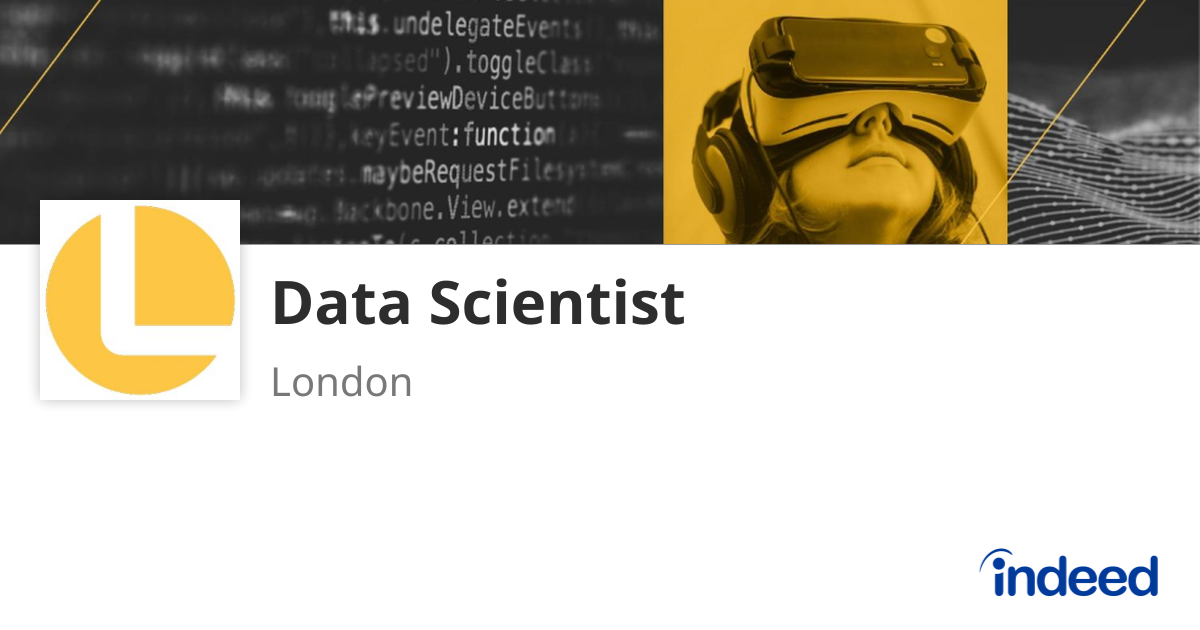 Data Scientist - London EC2M 4QB - Indeed.com