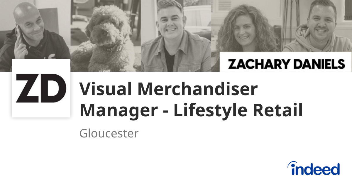 Visual Merchandiser Manager - Lifestyle Retail - Gloucester - Indeed.com