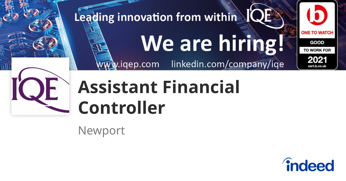 Assistant Financial Controller - Newport NP10 8BE - Indeed.com