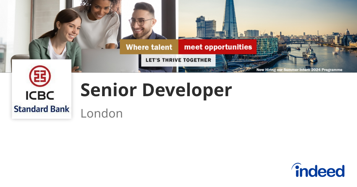 Senior Developer - London - Indeed.com