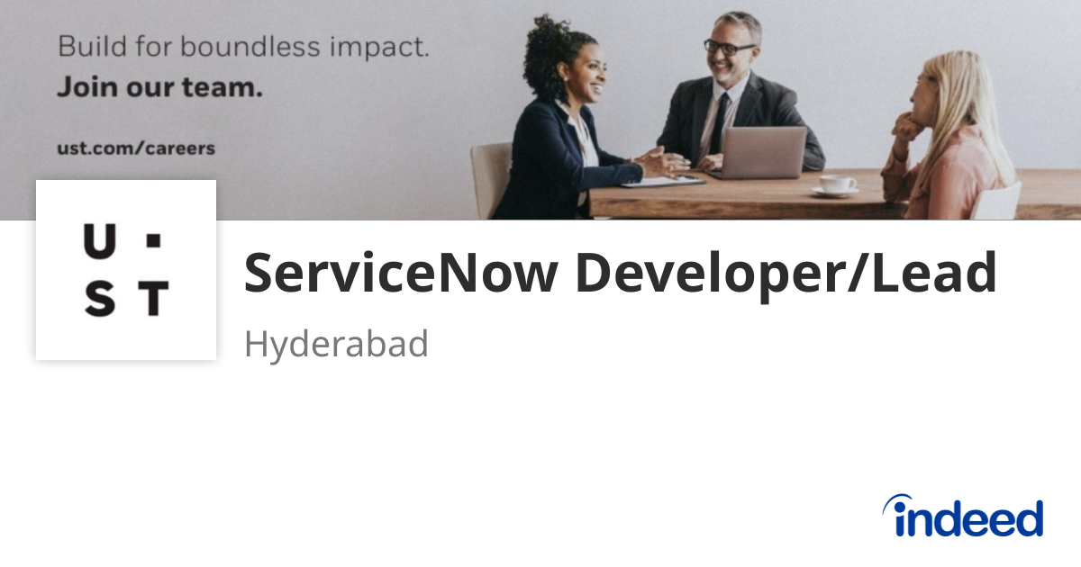 ServiceNow Developer/Lead - Hyderabad - Indeed.com