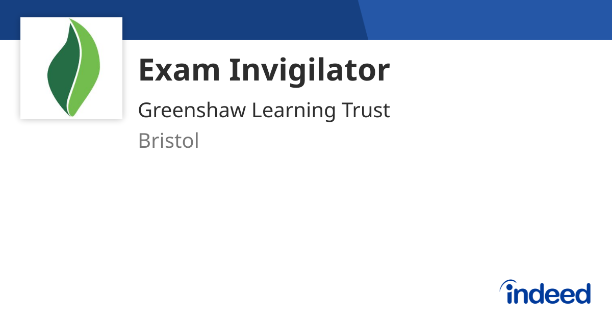 Exam Invigilator - Bristol - Indeed.com