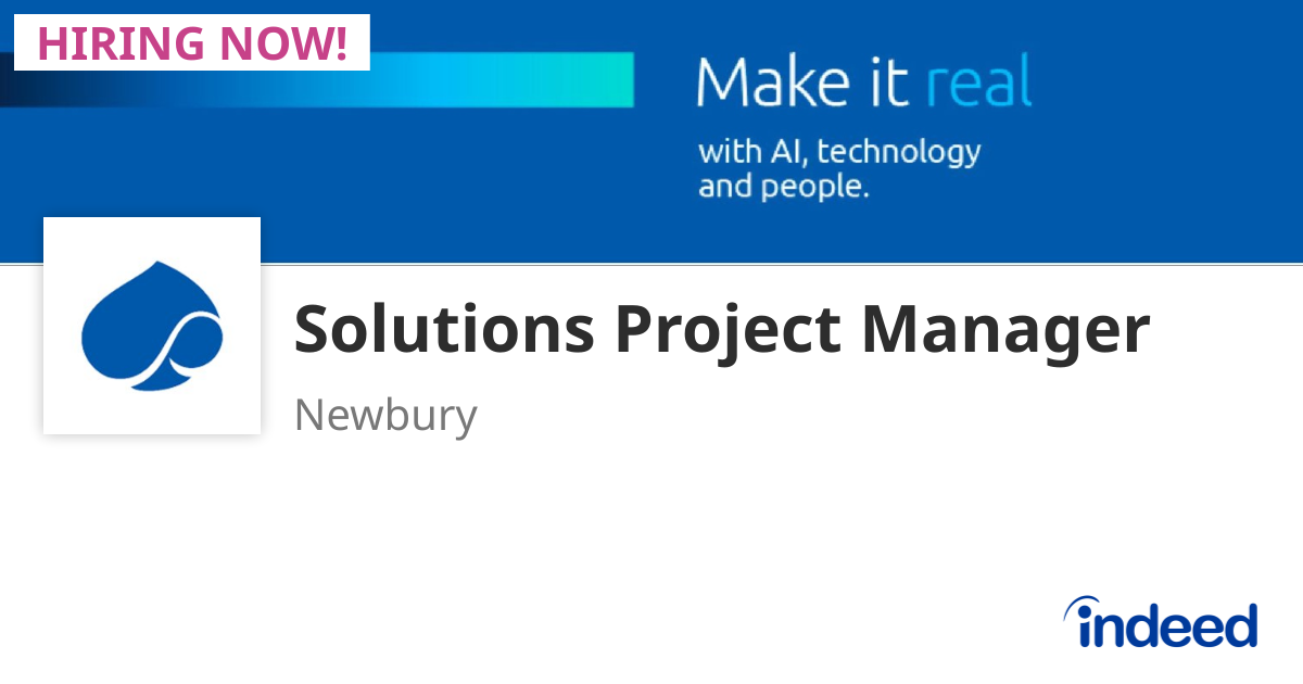 Solutions Project Manager - Newbury - Indeed.com