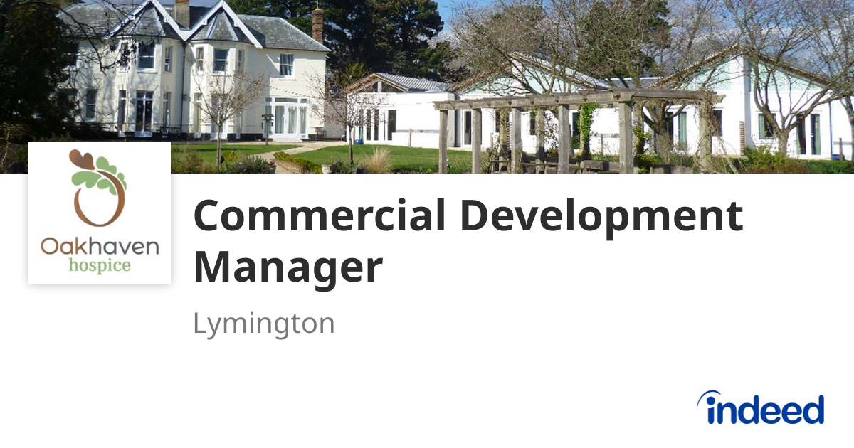 Commercial Development Manager - Lymington SO41 8ZZ - Indeed.com