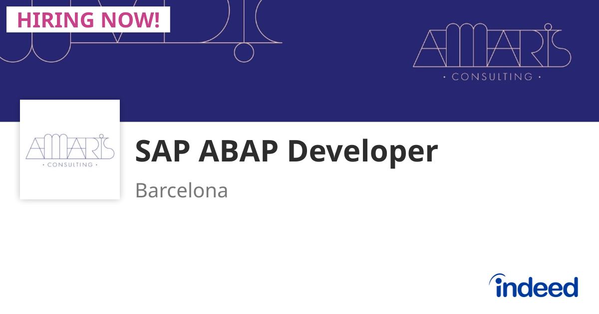 SAP ABAP Developer - Barcelona, Barcelona provincia - Indeed.com