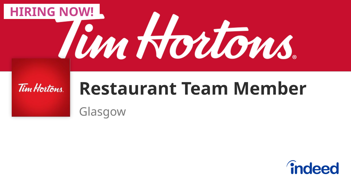 Restaurant Team Member - Glasgow G2 8HA - Indeed.com