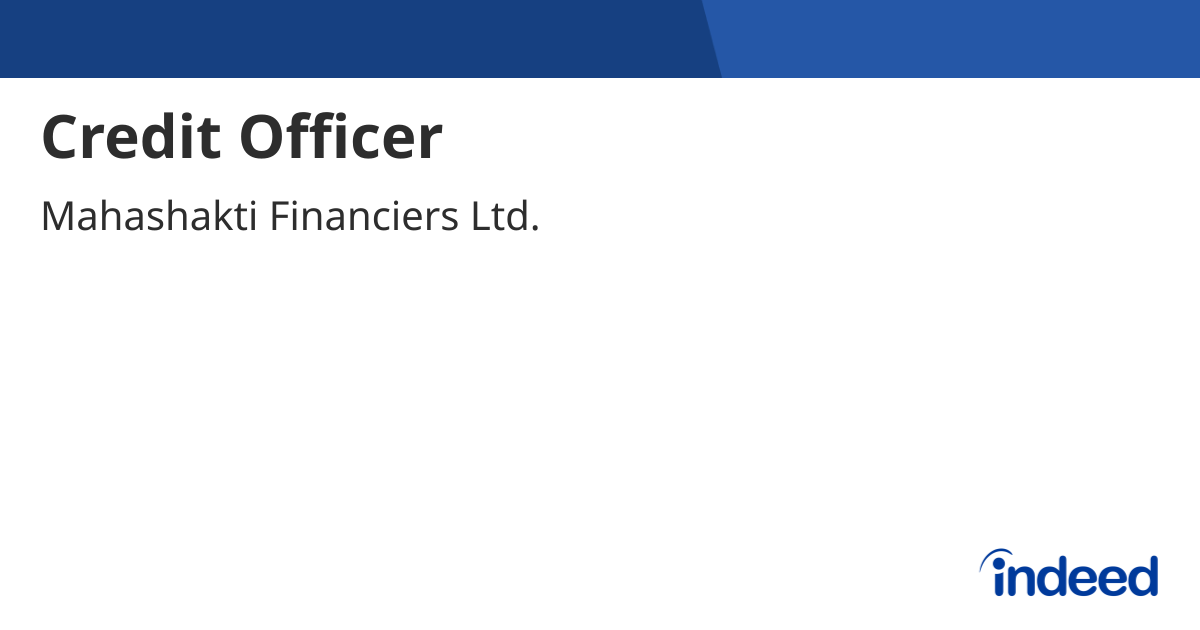 Credit Officer - Dwarka, Delhi, Delhi - Indeed.com