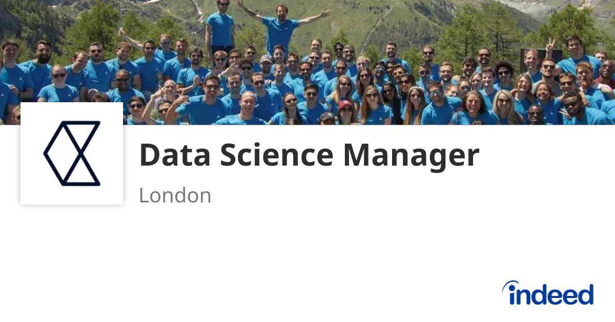 Data Science Manager - London N1 - Indeed.com