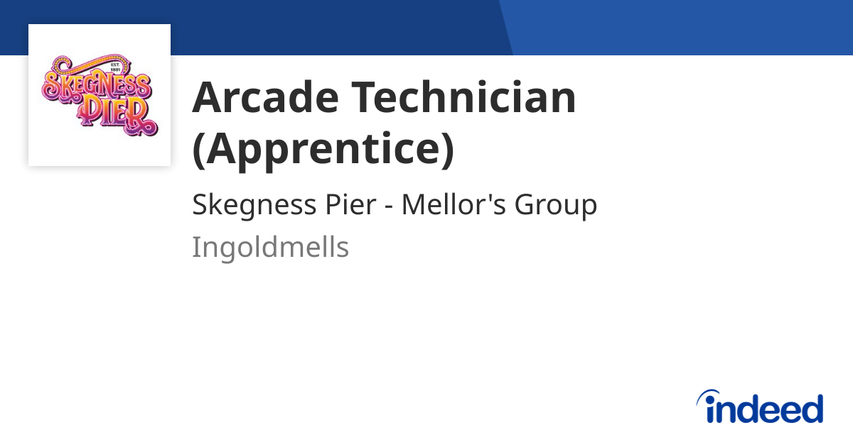 Arcade Technician (Apprentice) - Ingoldmells PE25 2UE - Indeed.com