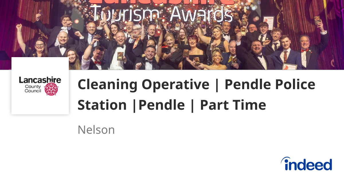 Cleaning Operative | Pendle Police Station |Pendle | Part Time - Nelson ...
