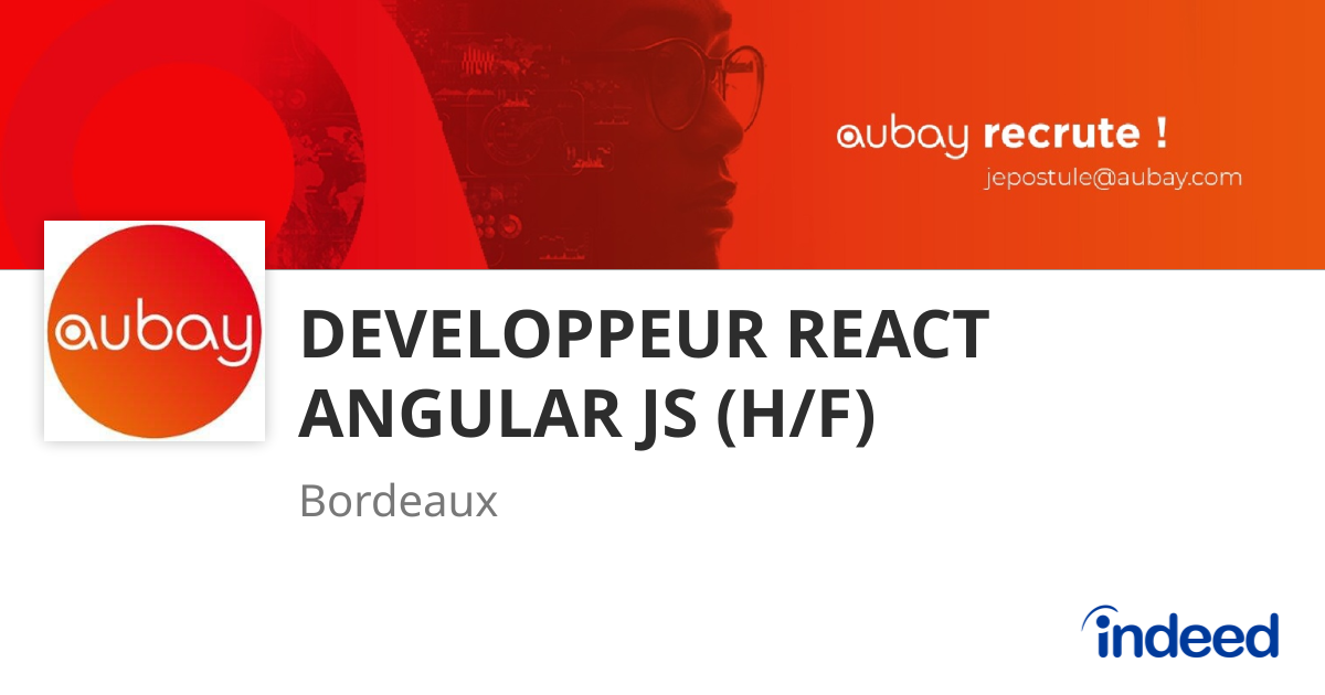 DEVELOPPEUR REACT ANGULAR JS (H/F) - Bordeaux (33) - Indeed.com