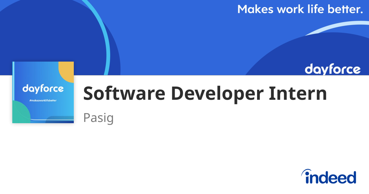 Software Developer Intern - Pasig - Indeed.com