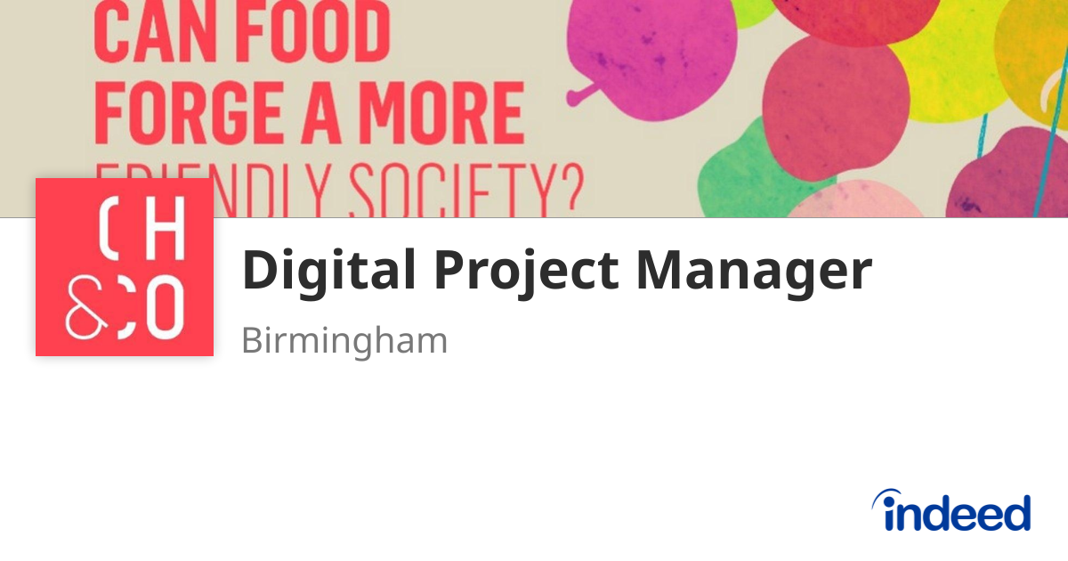 Digital Project Manager - Birmingham B45 9PZ - Indeed.com